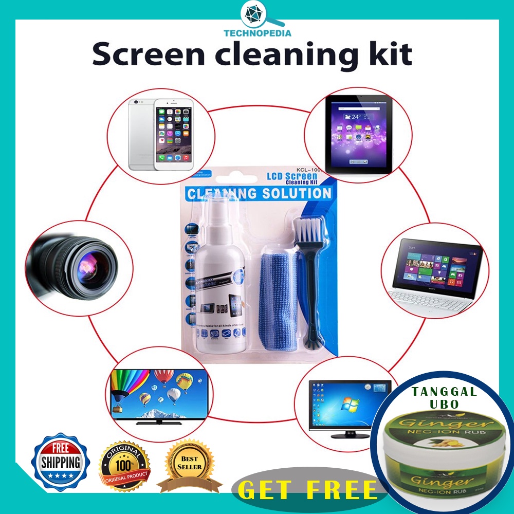 Screen Cleaning Kit (3 in 1) I LCD Screen I Laptop Screen I Camera Lens I Cellphone I Screen ...