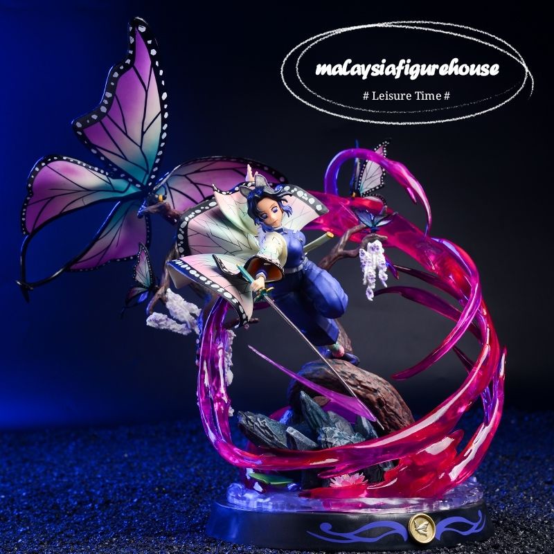 ♈ ☈READY STOCK32CM DEMON SLAYER MC SHINOBU KOCHO INSECT HASHIRA COPY ...