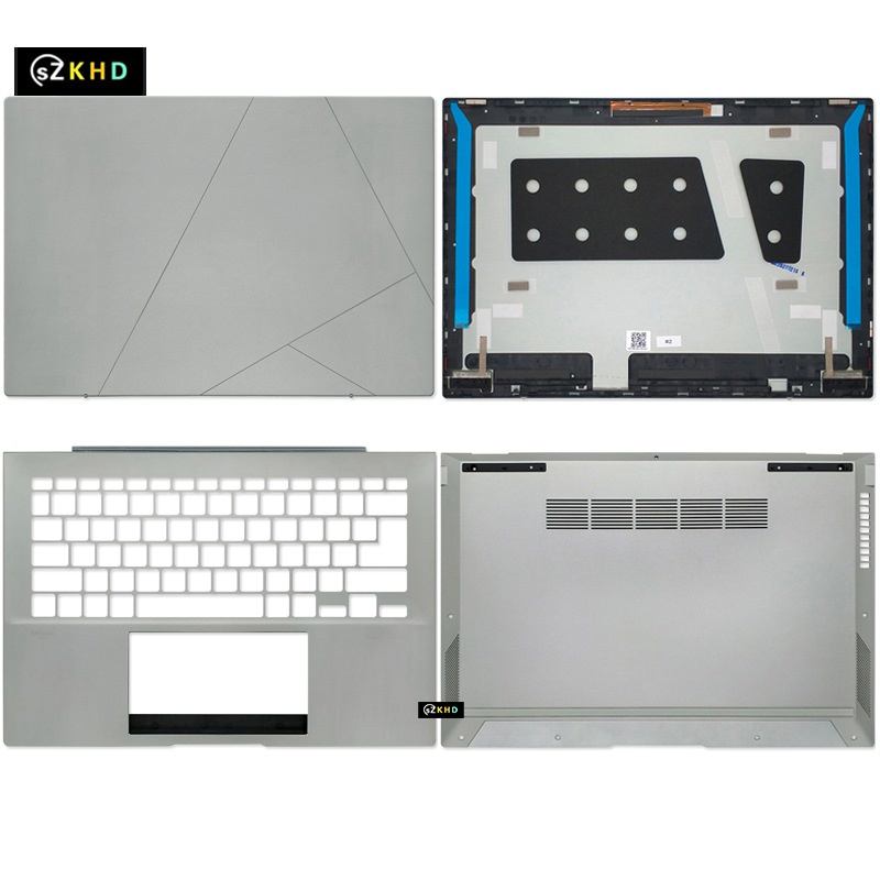 New For Asus Zenbook NB5929 Silver Lcd Back Cover Top Case Palmrest ...