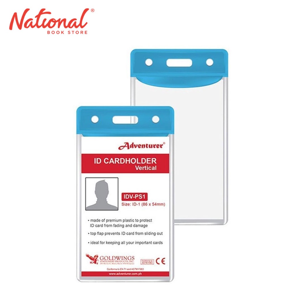 Adventurer ID Protector Vertical Assorted Colors 86x54Mm IDV-PS1 ...