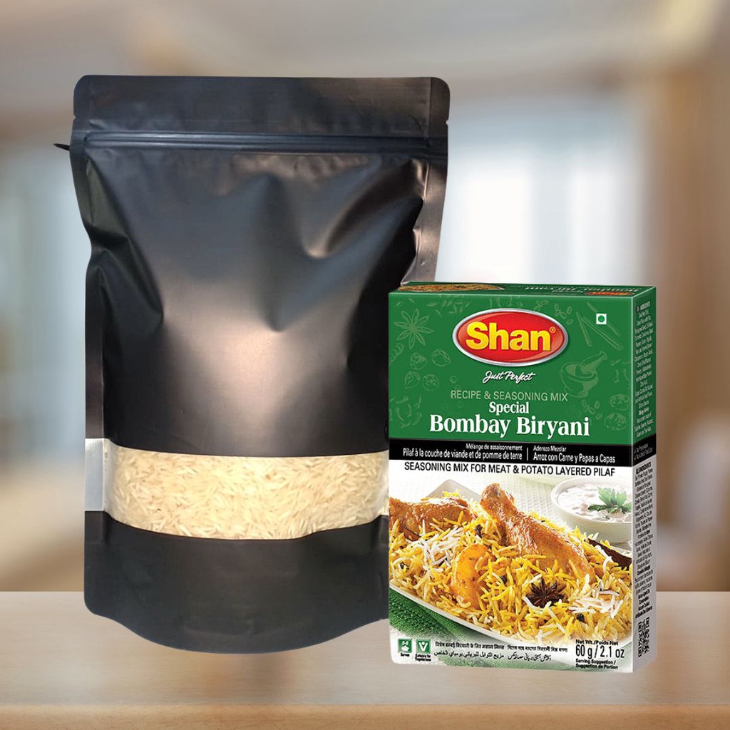 ♕BIRYANI SET (750 gr. Basmati Rice & Biryani seasoning mix) | Shopee ...