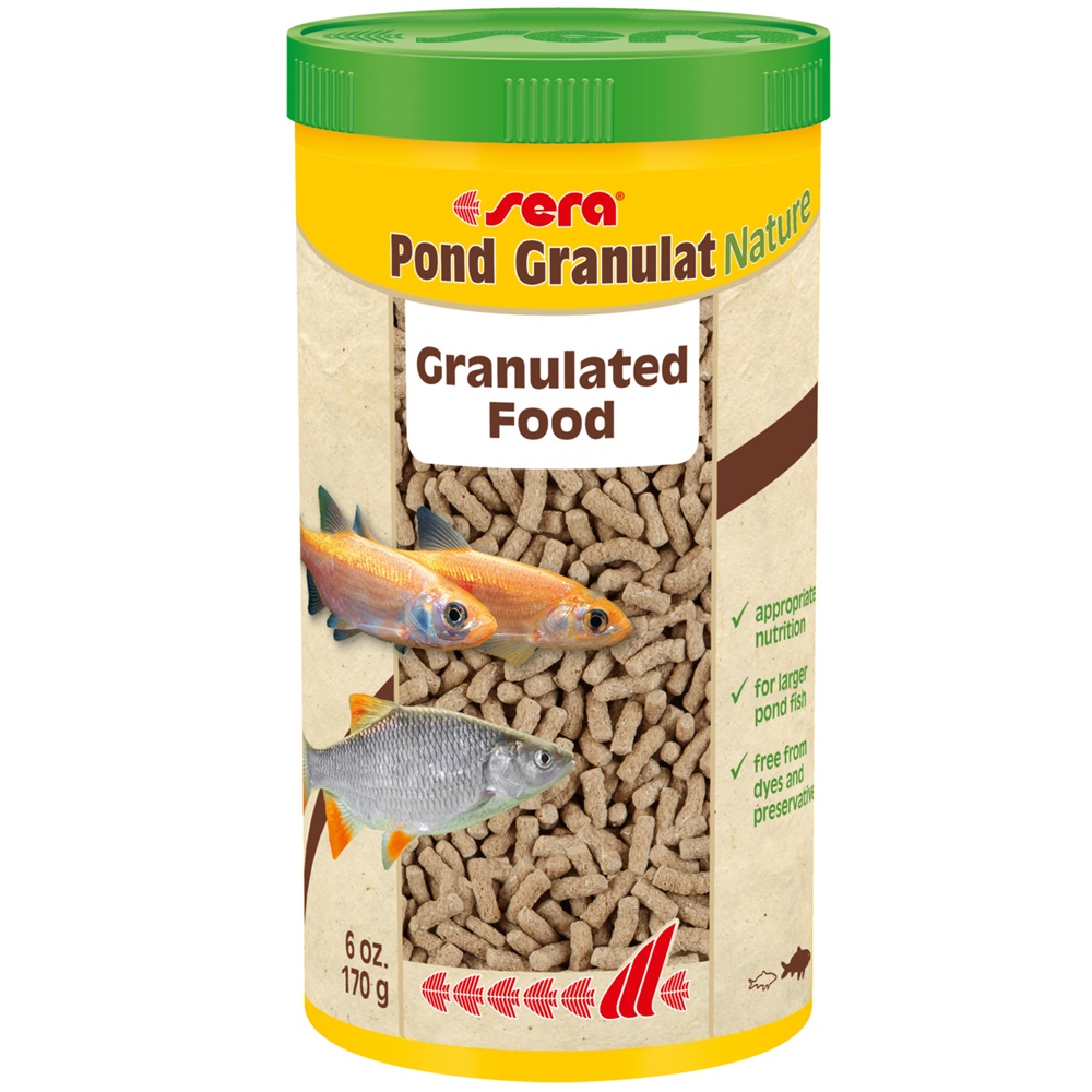 Sera Granulated Food for Pond Fish 1000 ml (New Packaging: Nature ...