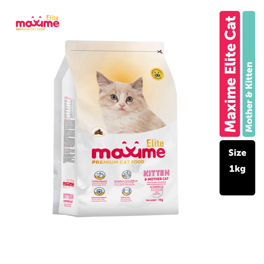 [URINARY CARE] Maxime Elite Cat Kitten & Mother - Milk 1kg | Shopee ...