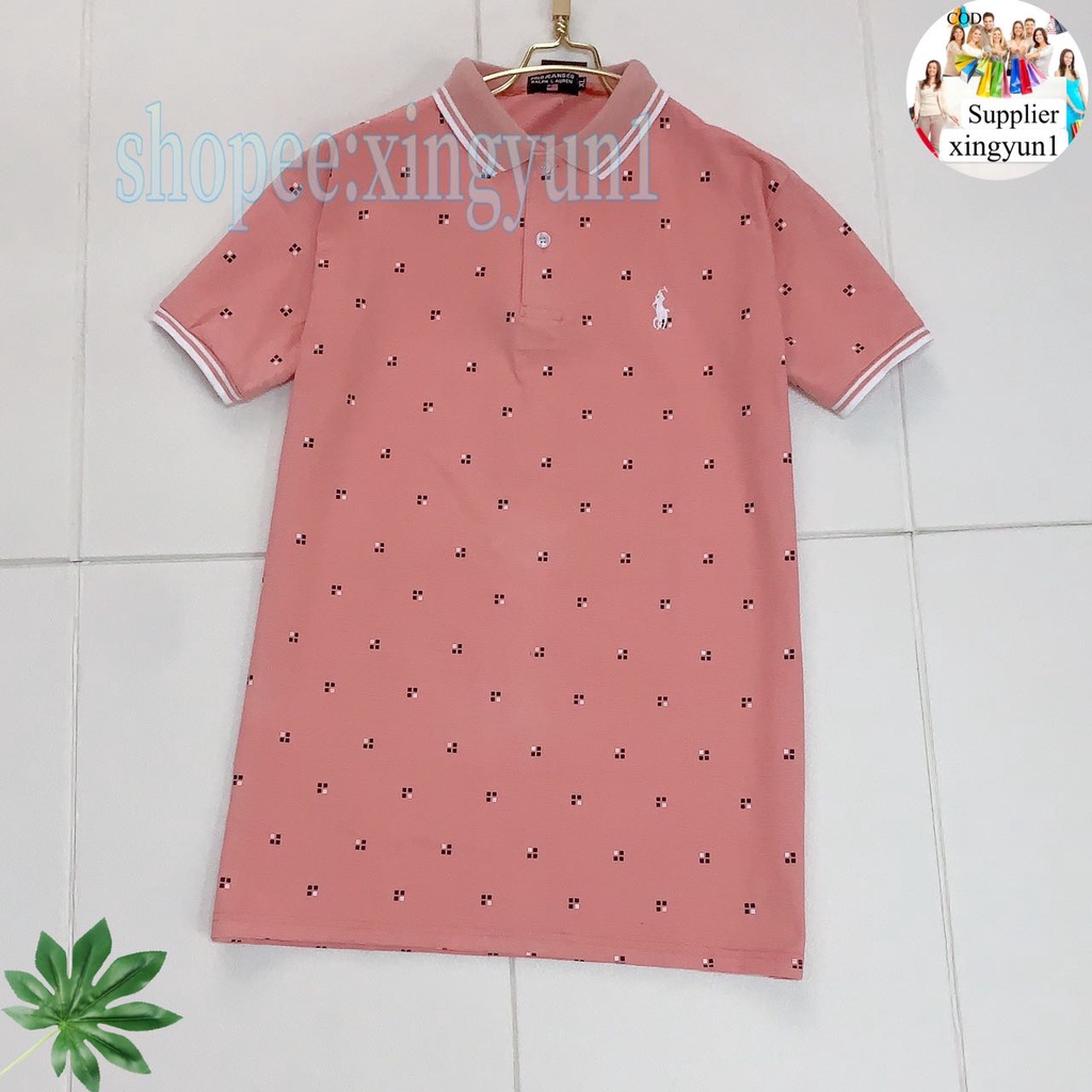 Domino fashion family set polo shirt dress W/pocket cotton 12colors ...