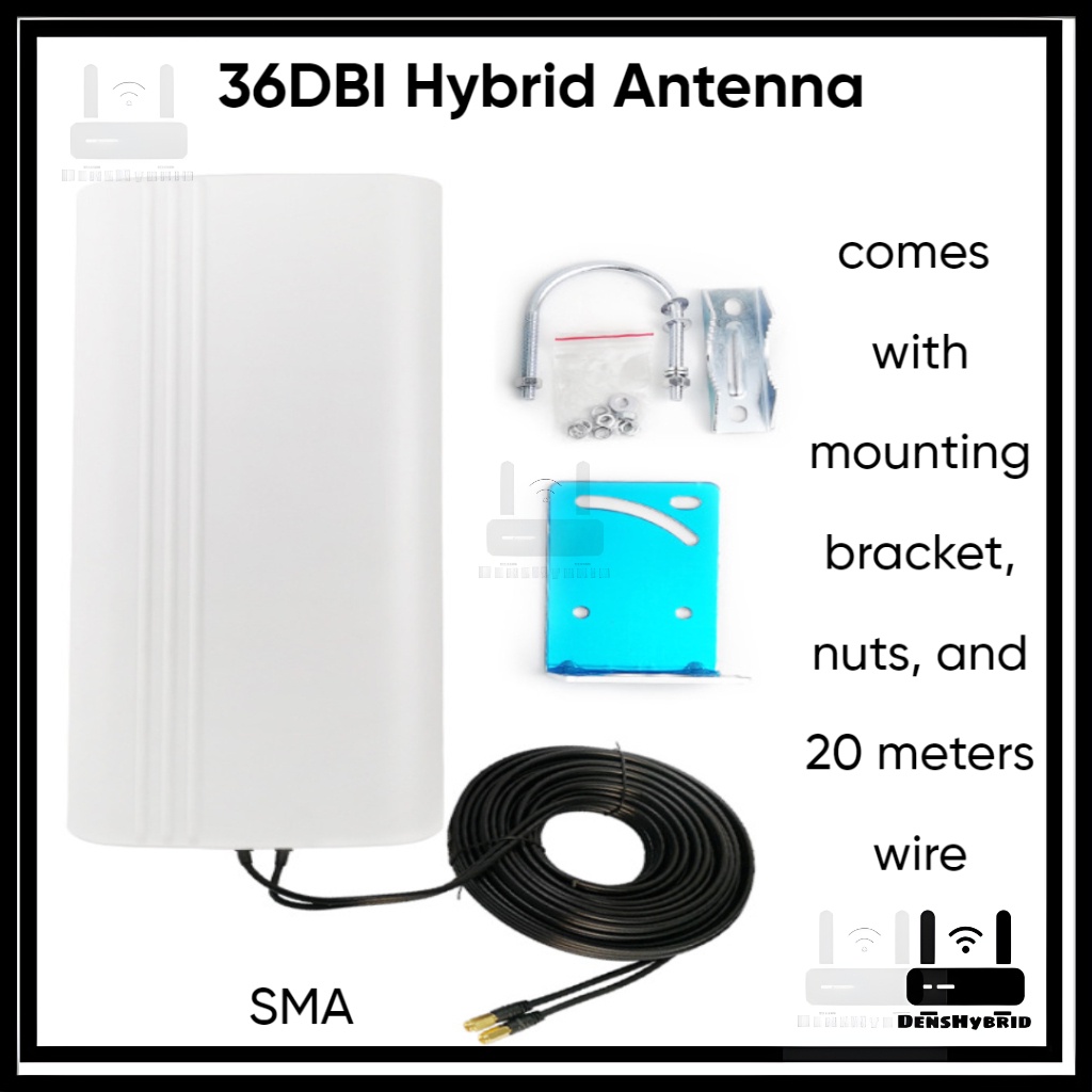 Hybrid antenna 36dbi With 20 Meters | Shopee Philippines