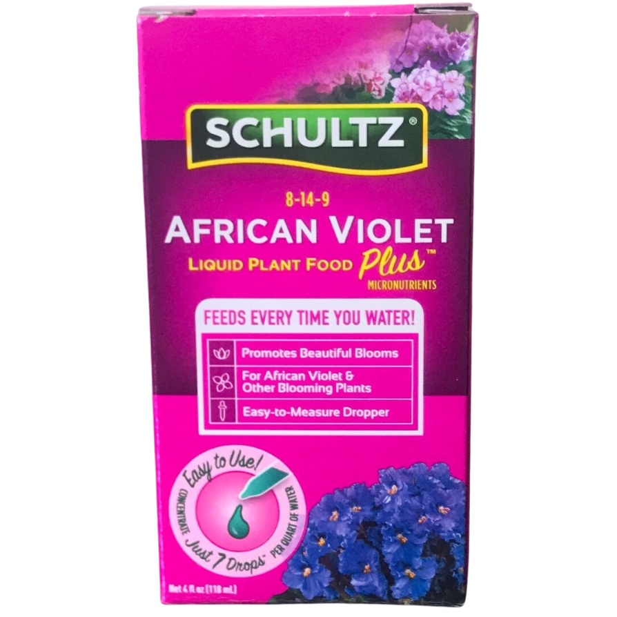 Schultz 8-14-9 African Violet Liquid Plant Food Plus Micronutrients 4 ...