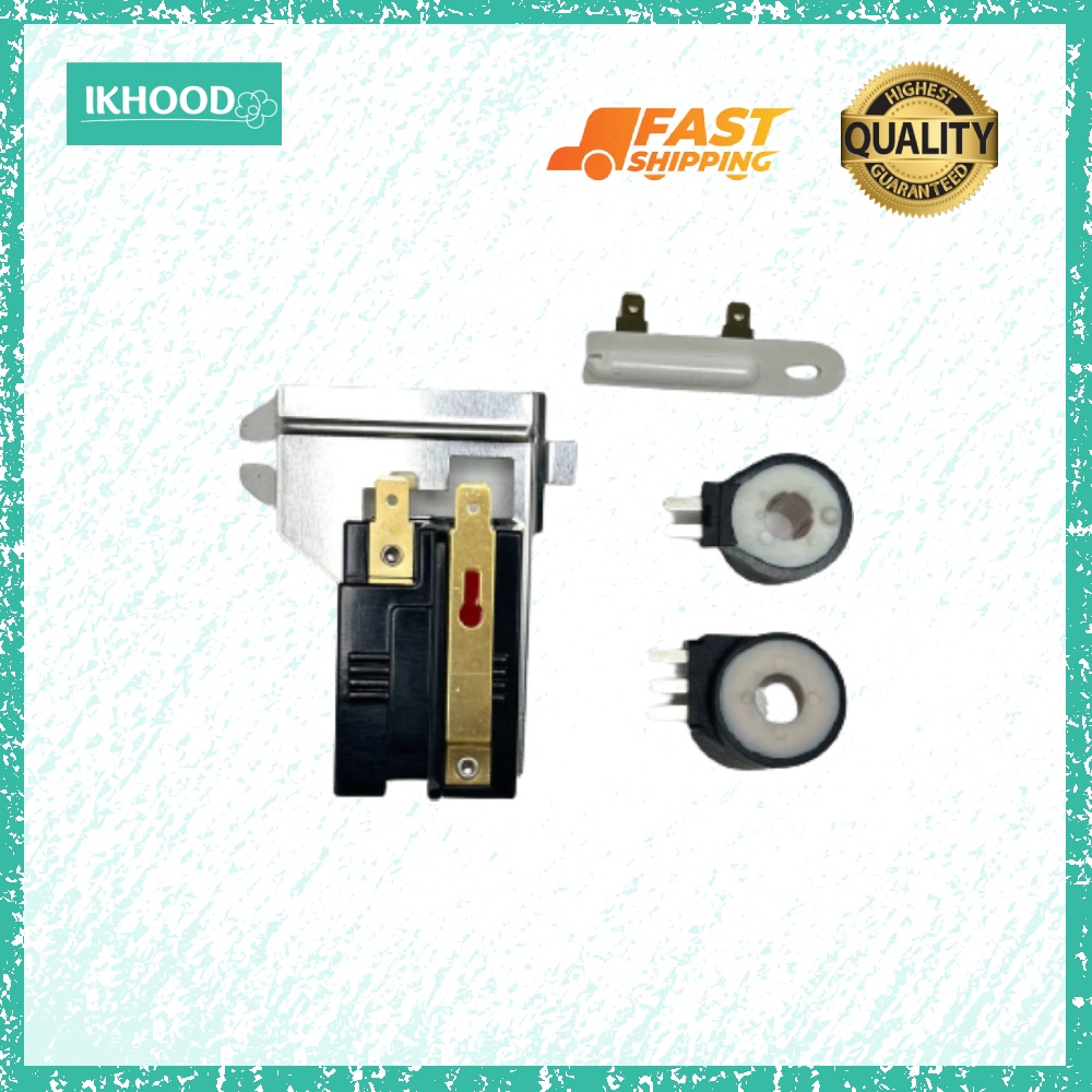 338906 Dryer Flame Sensor & 279834 Gas Valve Ignition Solenoid Coil Kit ...