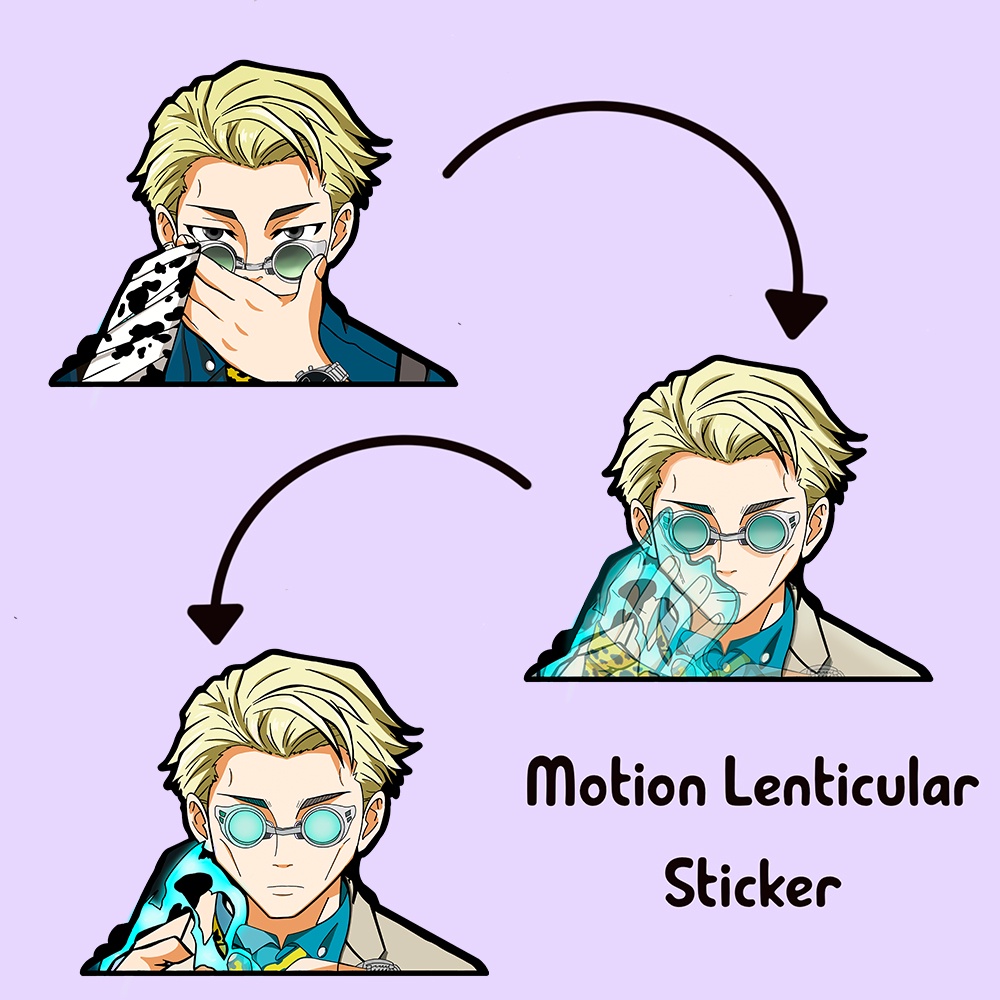 Jujutsu Kaisen Nanami Kento Motion Suitcase Sticker Anime Car Sticker ...