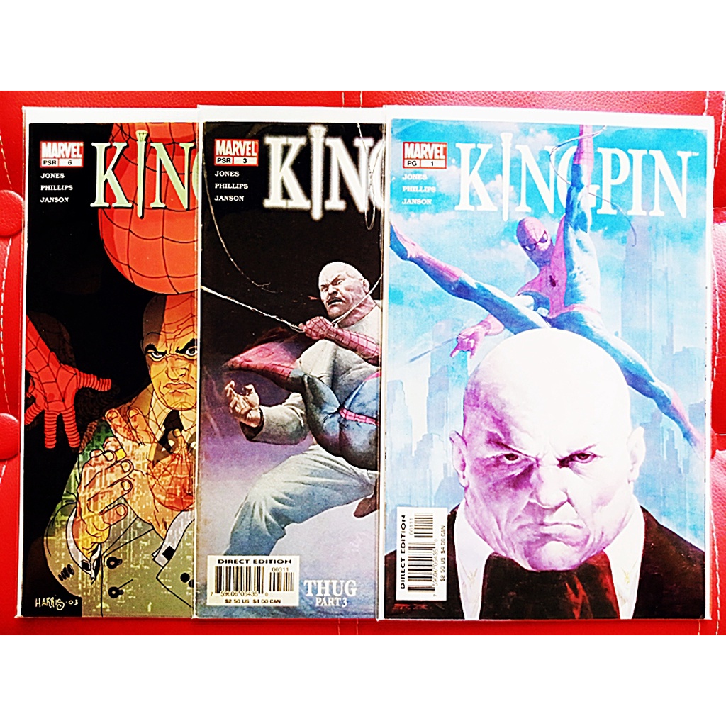 Kingpin 1-6 Marvel Comic Book FN 2003 ft. Spider-Man | Shopee Philippines