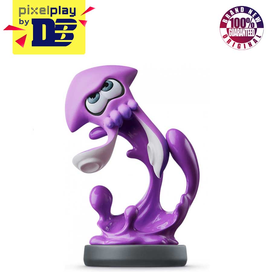 Nintendo Amiibo Splatoon 2 Series Ika (Neon Purple) Jpn | Shopee ...