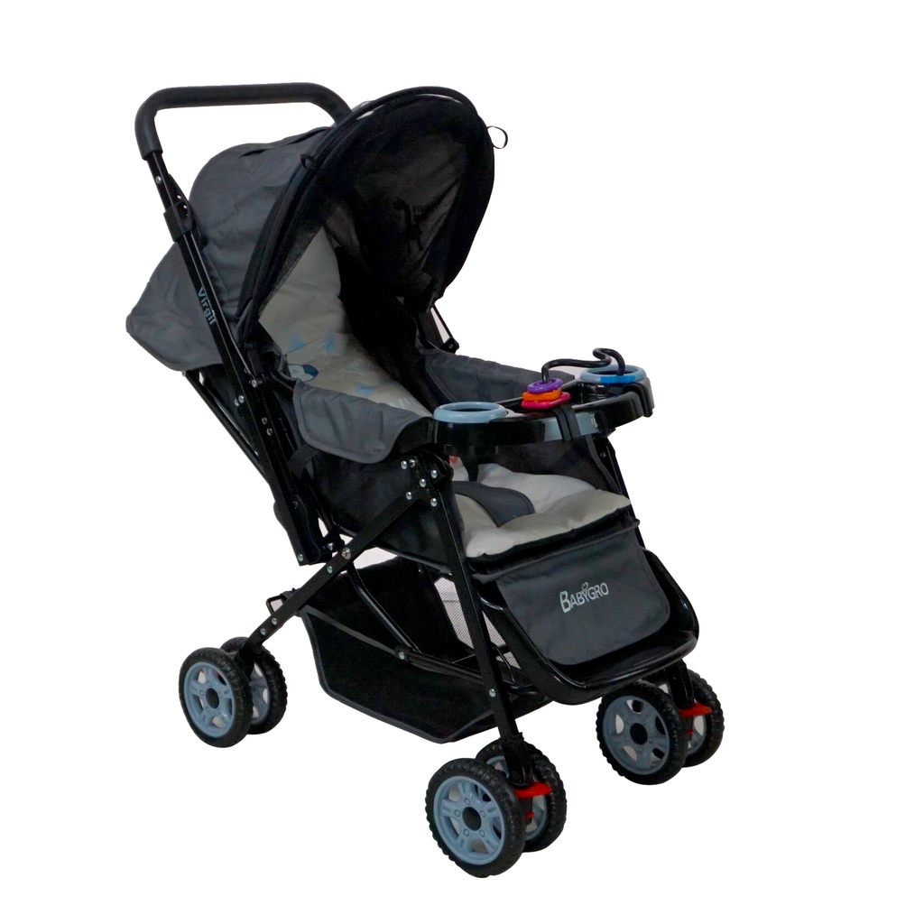 BabyGro 2-way Stroller w/ reversible handle and mosquito net (Virgil ...