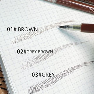 BIYA 0.01mm Liquid Eyebrow Pencil Ultra Fine Slim Thin Brow Pen Waterproof Sweat-proof | Shopee ...