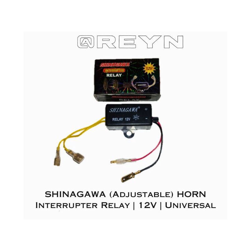 SHINAGAWA ADJUSTABLE HORN INTERRUPTER RELAY | 12V | UNIVERSAL | Shopee ...