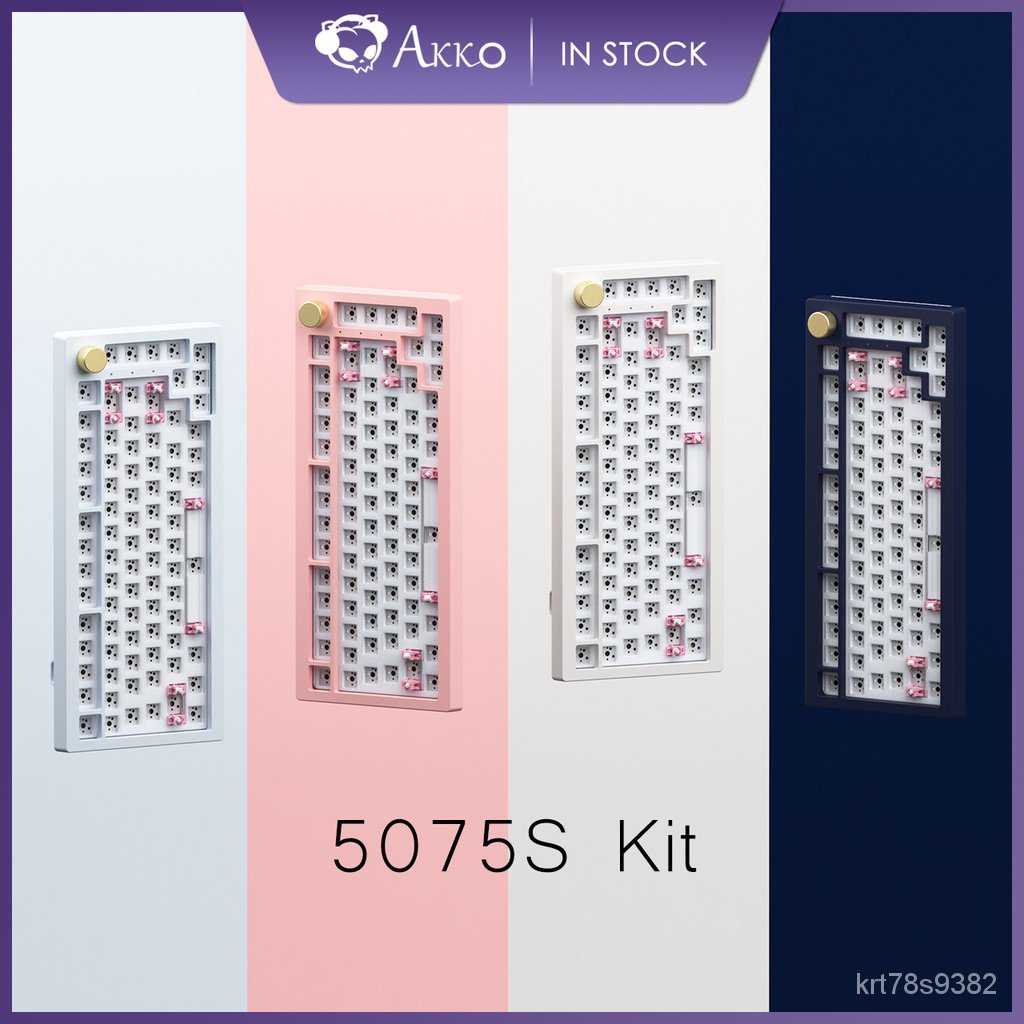 Akko 5075S Kit DIY for Custom RGB Backlit 5-Pin Hotswap Mechanical ...