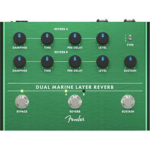 Fender 234563000 Dual Marine Layer Reverb Guitar Effector | Shopee ...
