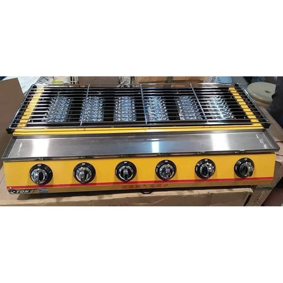 Original BBQ Grill Smokeless Barbeque BBQ Griller 6 Heads (Economy OR ...