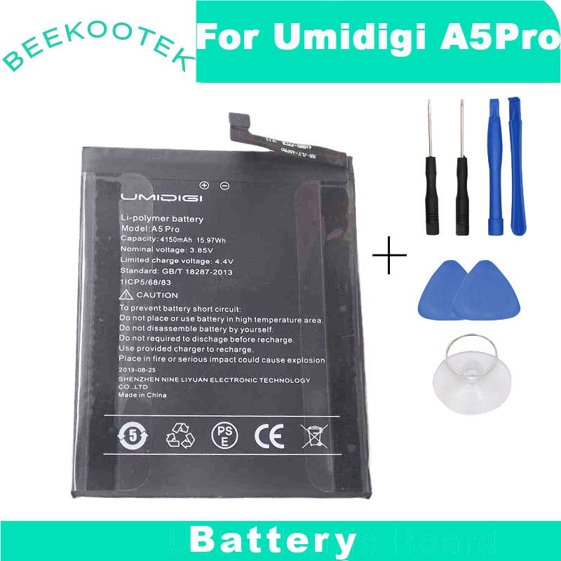 4150mAh Battery For UMI Umidigi A5 Pro Mobile Phone Replacement ...
