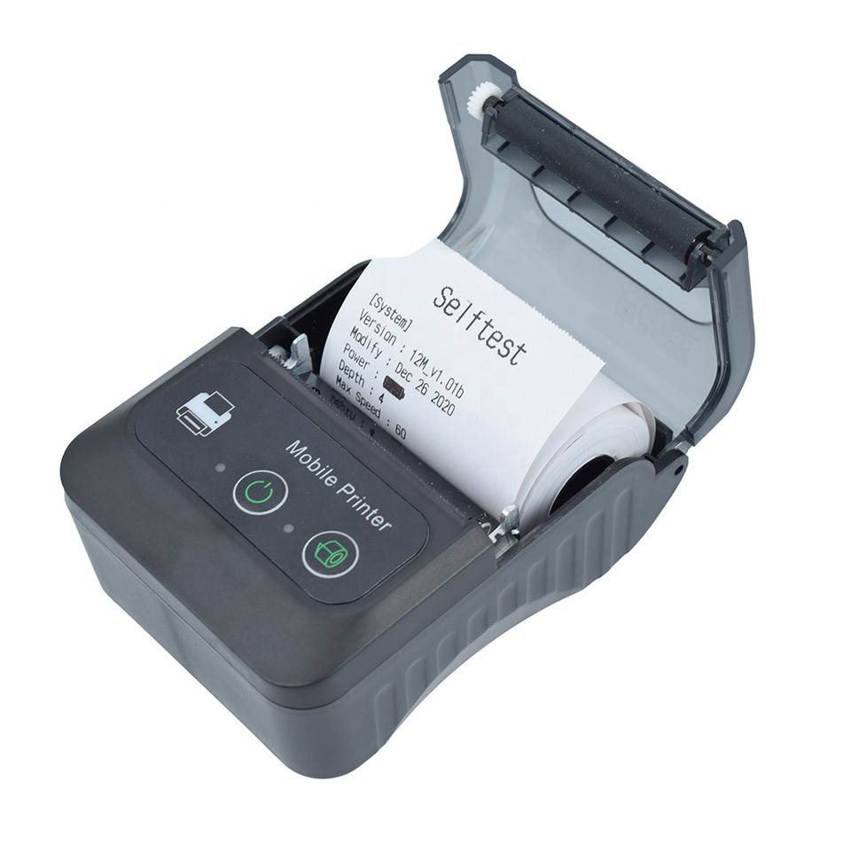 wireless Portable Thermal Printer Blue-tooth Airprint Receipt Printer ...