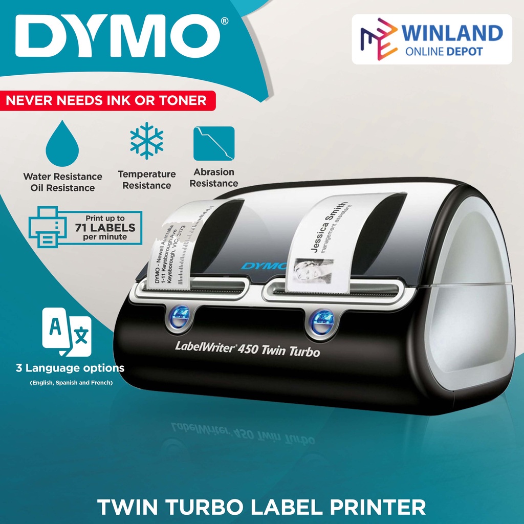DYMO by Winland Label Writer 450 Twin Turbo Label Printer LW450TT ...