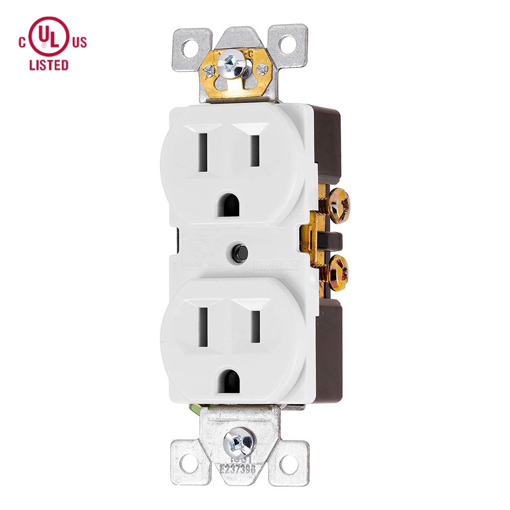CUL Listed 15A 125V Electric Wall Socket/Duplex Heavy-Duty Receptacle ...