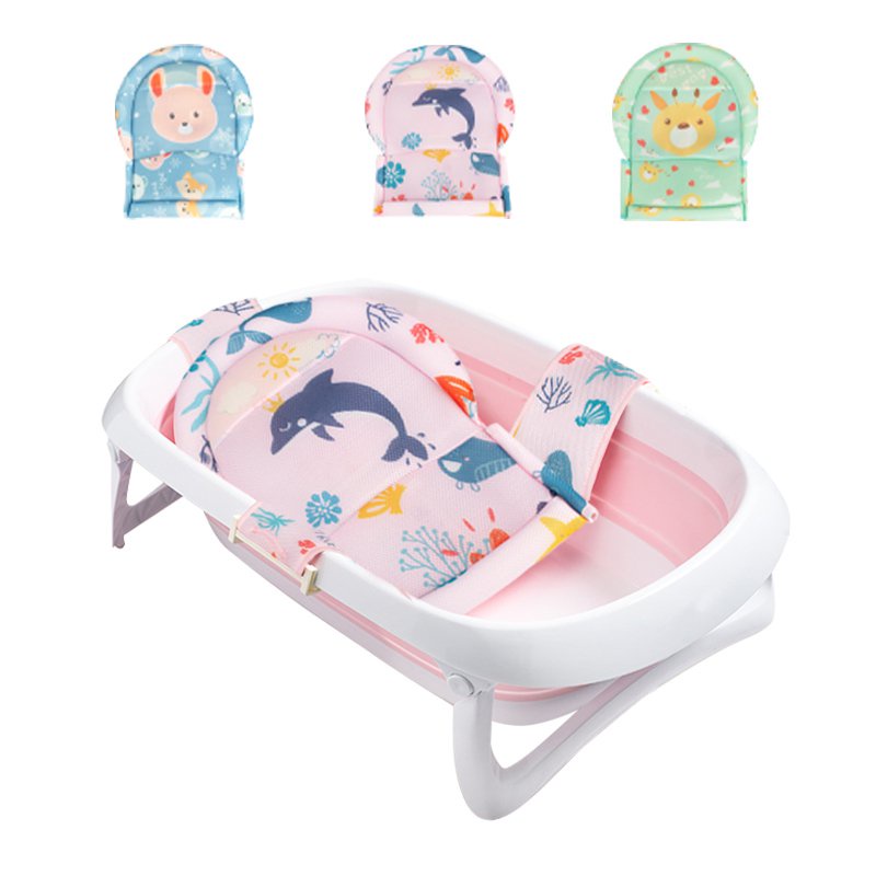 New design Newborn 3d mesh bath pad Baby bath tub seat net support ...