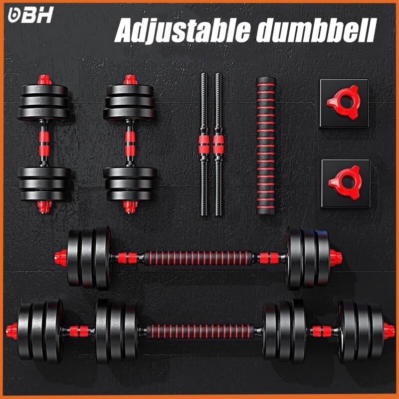 8 In 1 Dumbbell Set Adjustable 10~40kg Dumbell Set Exercise Gym ...