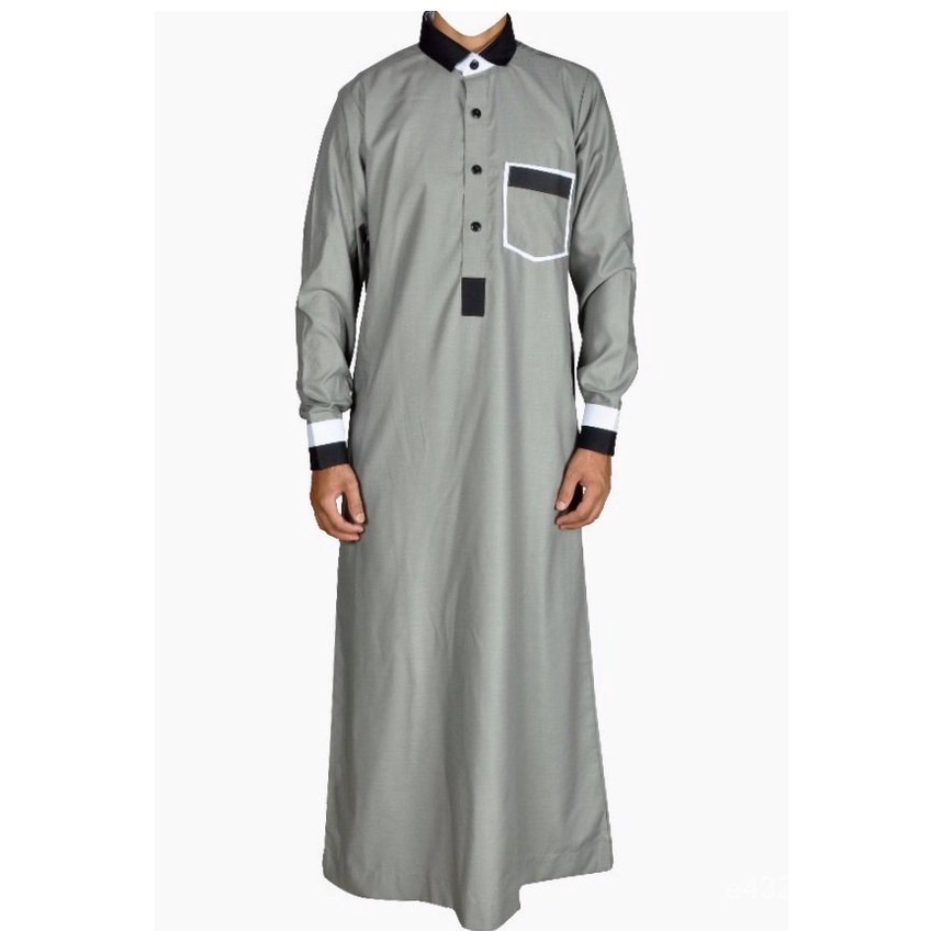 Islamic Thobe Arab Daffah Thobes Men Muslim Jubbah clothing kaftan ...
