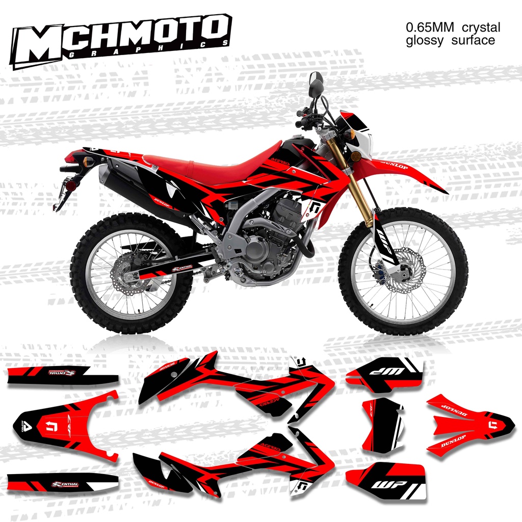 MCH Graphics Kit for Honda 12-16 17-20 CRF250L 2012 2013 2014 2015 2016 ...