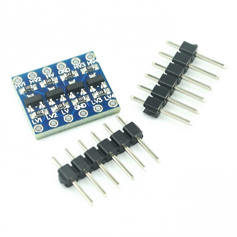 4 Channels IIC I2C Logic Level Converter Bi-Directional Module 3.3V to ...
