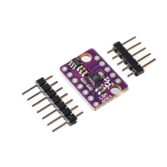 GY-LSM6DS3 LSM6DS3 Accelerometer Gyro Embedded Digital Temperature Sensor Module SPI IIC I2C ...
