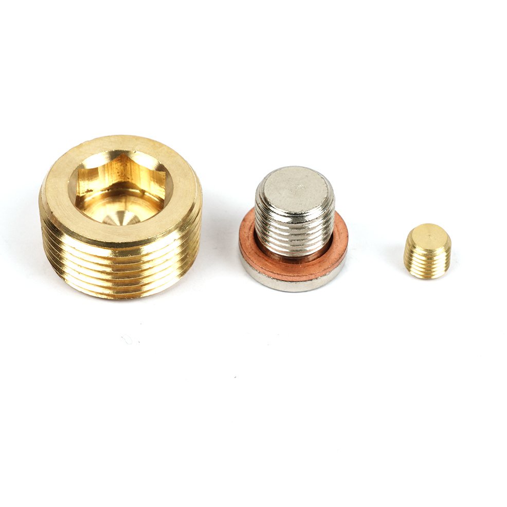Internal Hex Thread Socket Mold Cooling Water Round Pipe Brass Hollow ...