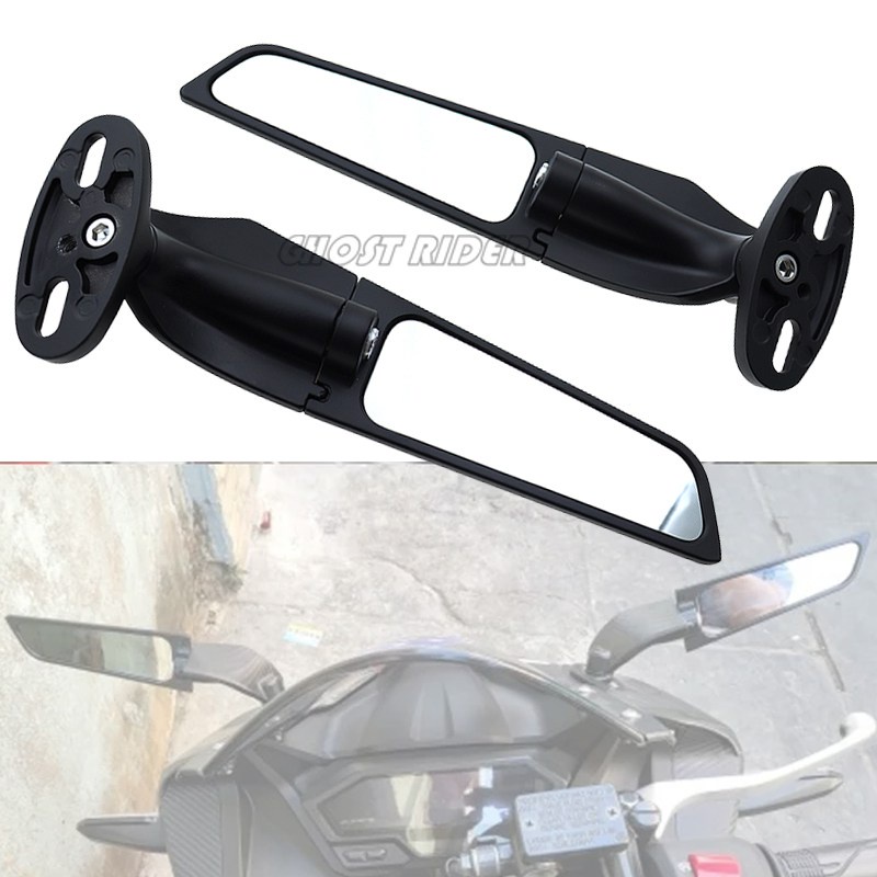 2PCS Modified Motorcycle Mirrors For Yamaha YZF R25 R3 R15 R6 R6s V2 V3 ...