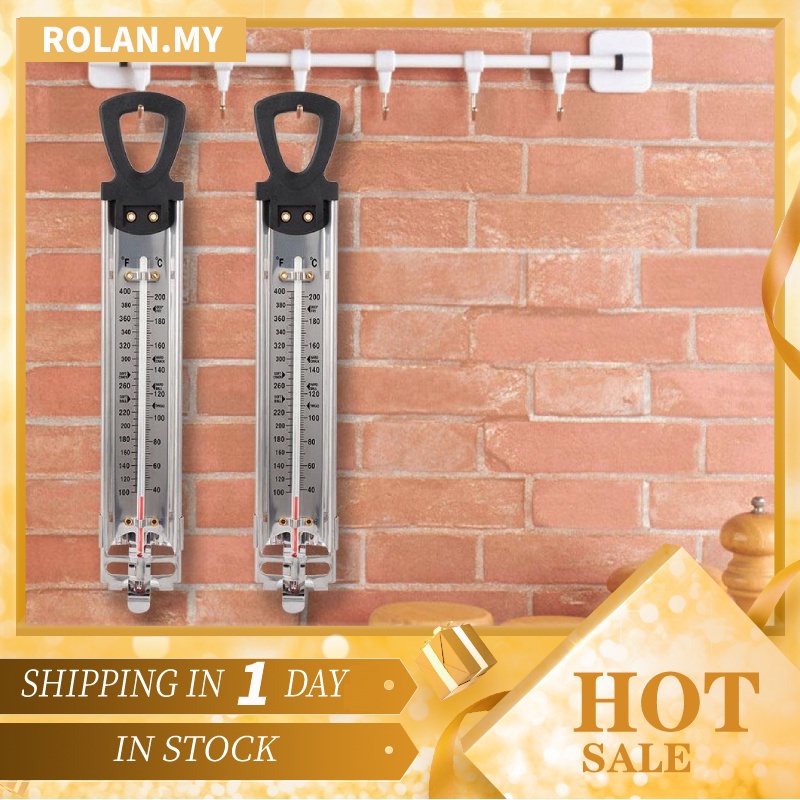 ℡rolan High Quality Candy Thermometer Fry Jam Sugar Syrup Jelly Thermometer Fahrenheit 