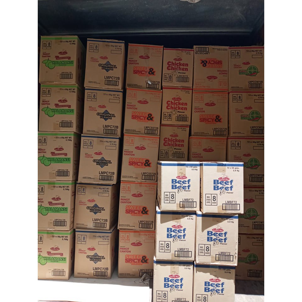Lucky me Noodles and Pancit Canton (72pcs/box) | Shopee Philippines