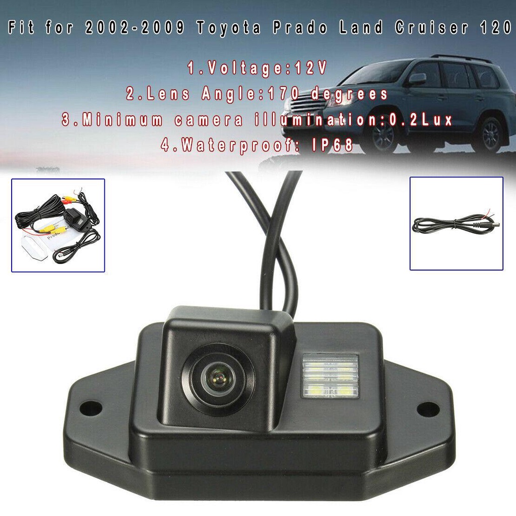 170 Degree HD Car Rearview Camera Back Up Camera For Toyota Prado Land ...