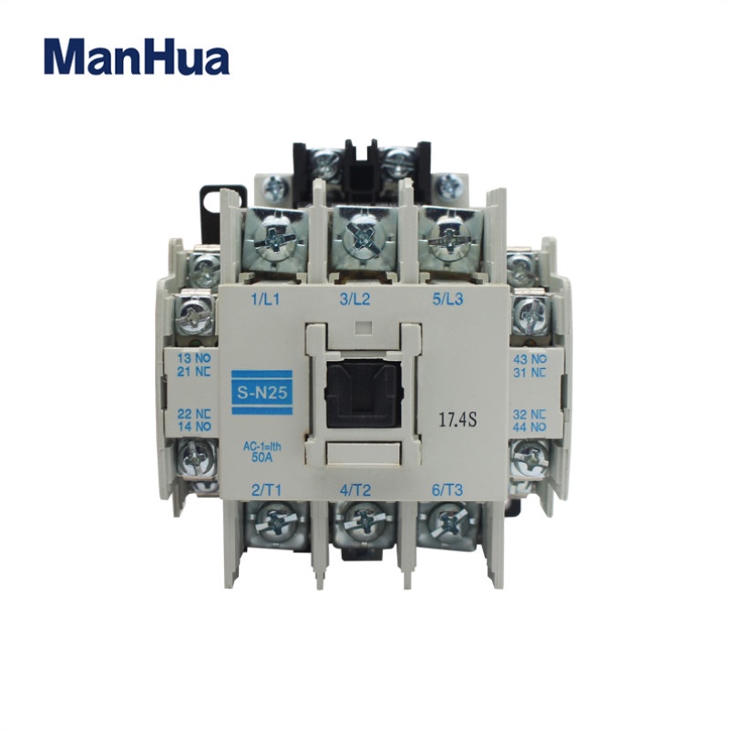 Manhua 220V-660V 25A Electric Magnetic AC Contactors S-N25 Three Phase ...