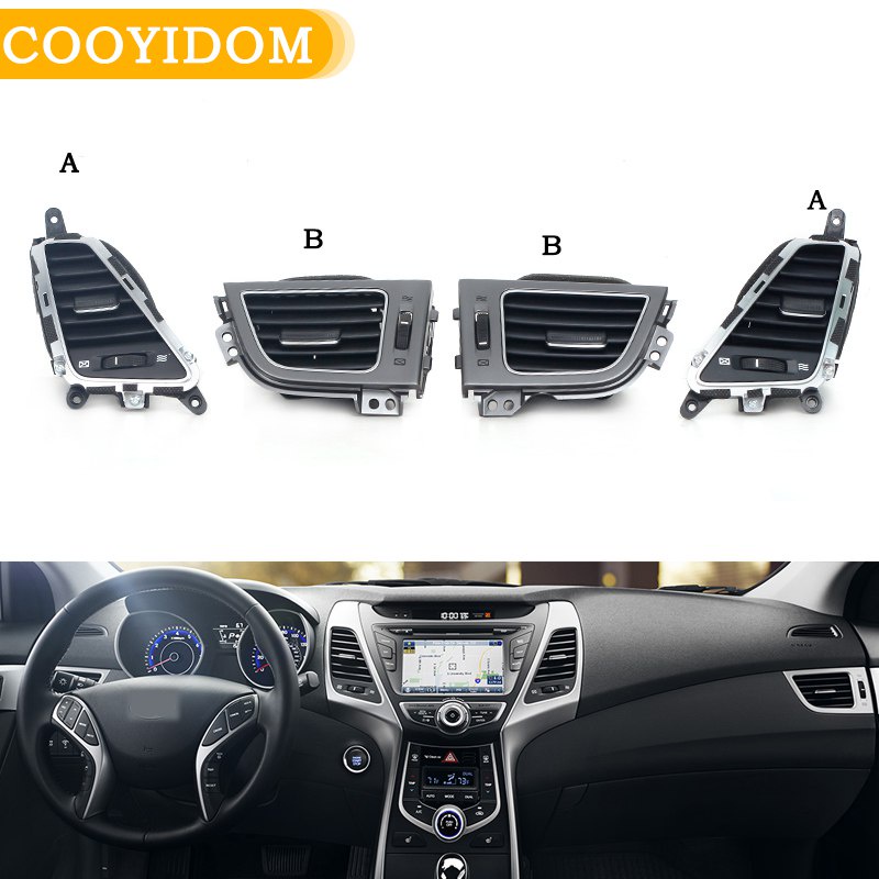Car Interior Front Dash Center Console A/C Air Vent Outlet For Hyundai ...