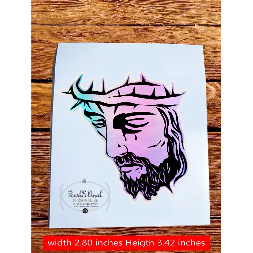 Nazareno Passion Holographic stickers | Shopee Philippines