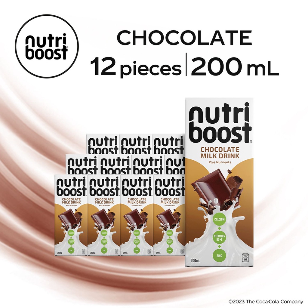Nutriboost Chocolate Milk Drink - Pack of 12 200mL | Shopee Philippines