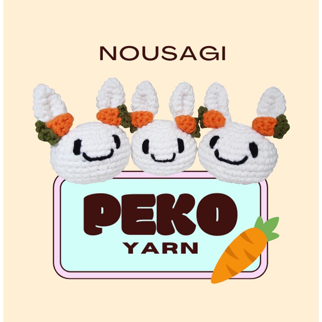 PekoYarn - NOUSAGI - Crochet Hololive Inspired Mascot Handmade ...