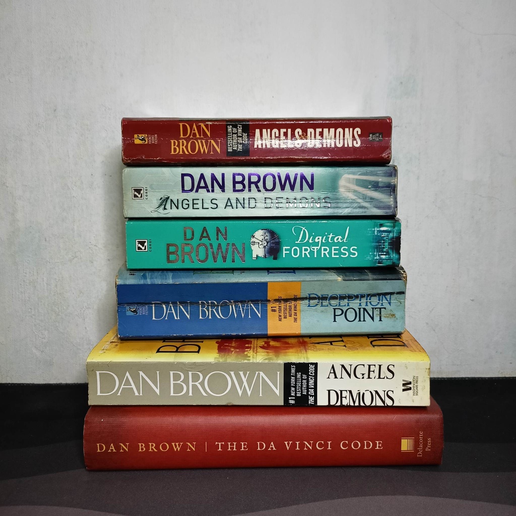 Dan Brown Books Secondhand (Lost Symbol, Angels and Demons, Da Vinci) | Shopee Philippines