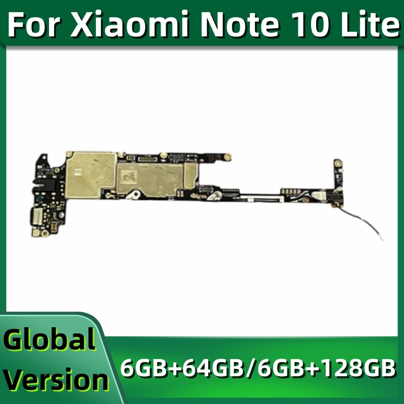 Original Mainboard For Xiaomi Mi Note 10 Lite Motherboard MB 64GB 128GB ...