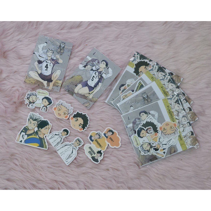 Haikyu Fukurodani Matte Sticker Set (8pcs) | Shopee Philippines