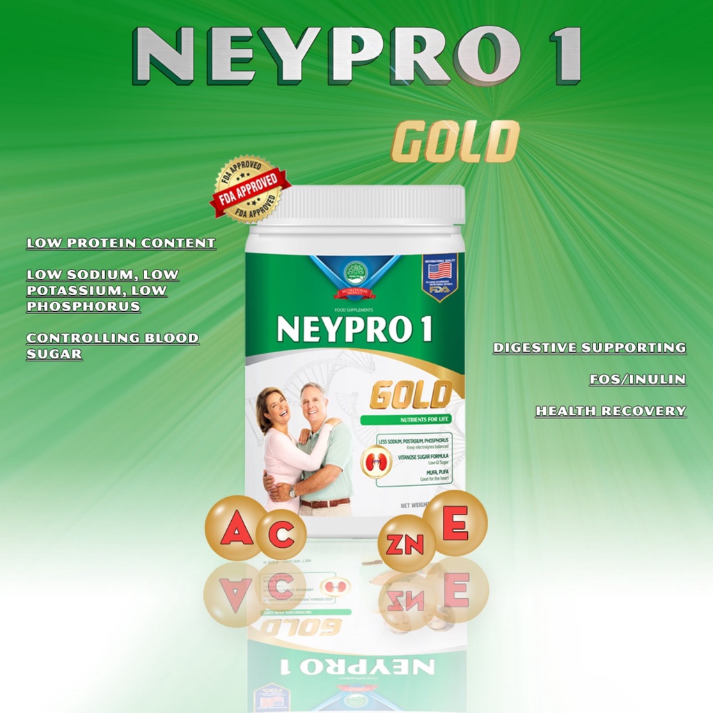NEYPRO 1 GOLD 400g - Sulotion for Kidney Health failure (exp date: Dec ...