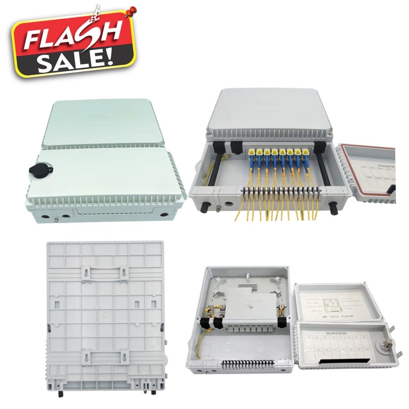 FTTH 2 DOOR 3-in 16-out DISTRIBUTION BOX NAPBOX | Shopee Philippines