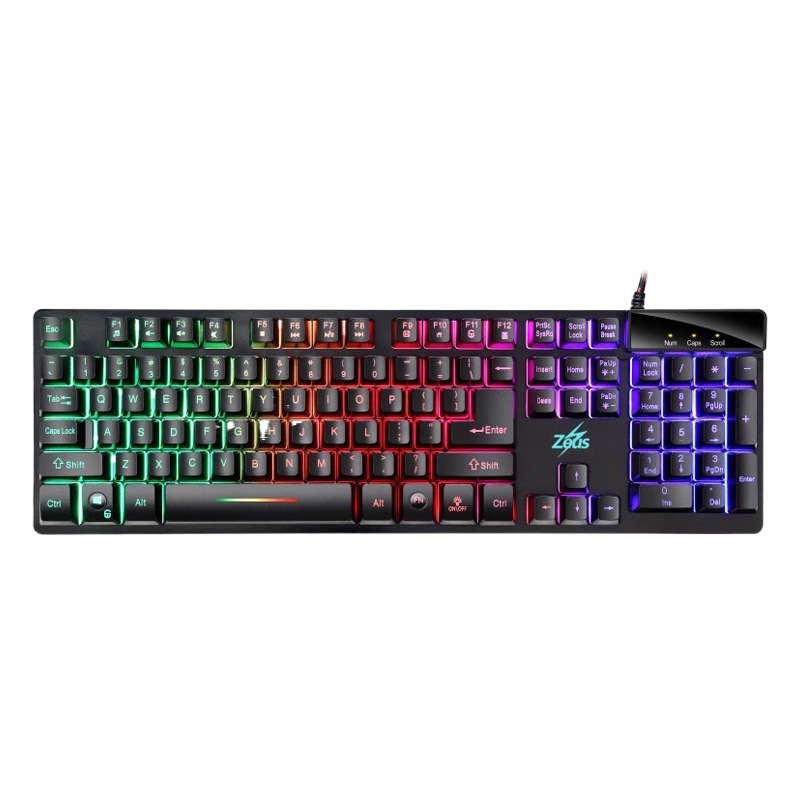 NEW2023 Zeus K003 ( Darth Vader ) Real RGB Mechanical Gaming Keyboard ...