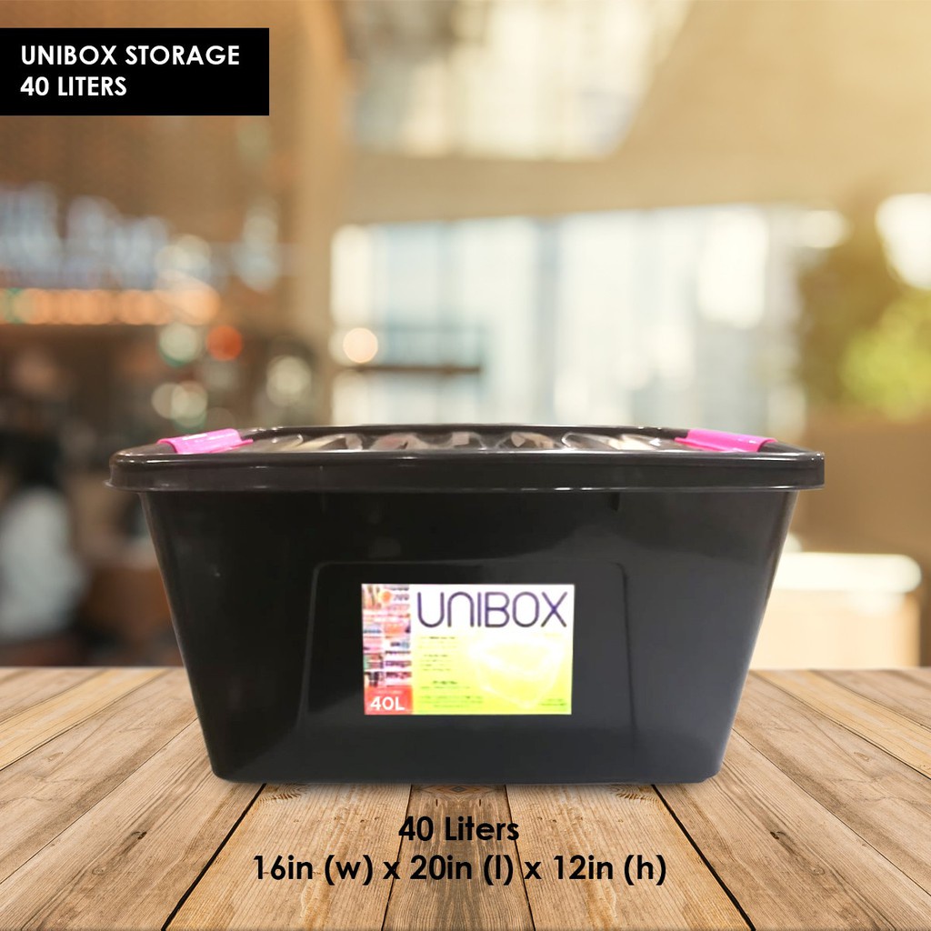 Unibox 40L Storage Box | Shopee Philippines