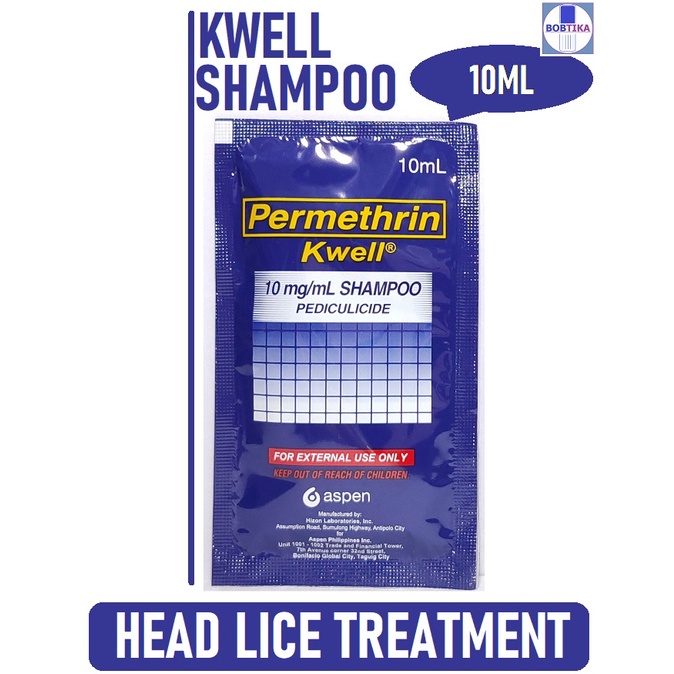 ☫Kwell Head Lice Treatment Shampoo Sachet 10mL | Shopee Philippines