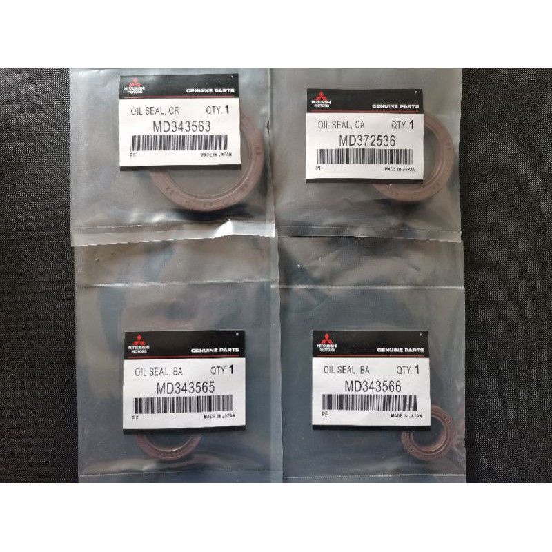 ☁Mitsubishi oil set 4D55.4D56 oil seal.4pcs-set.only | Shopee Philippines
