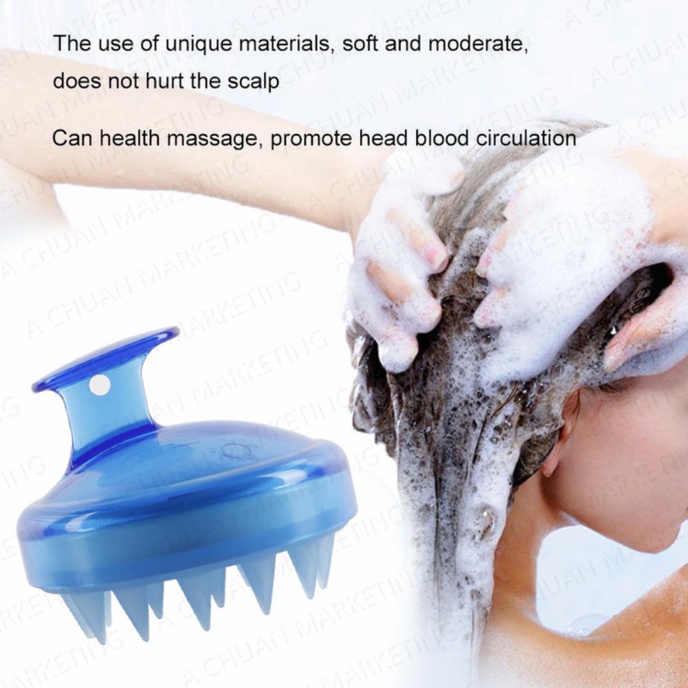 №WD-0229 Shampoo Scalp Head Shower Massage Massager Cleaning Scrub Hair ...